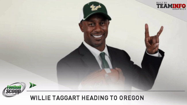 Willie Taggart will be the new head coach at Oregon