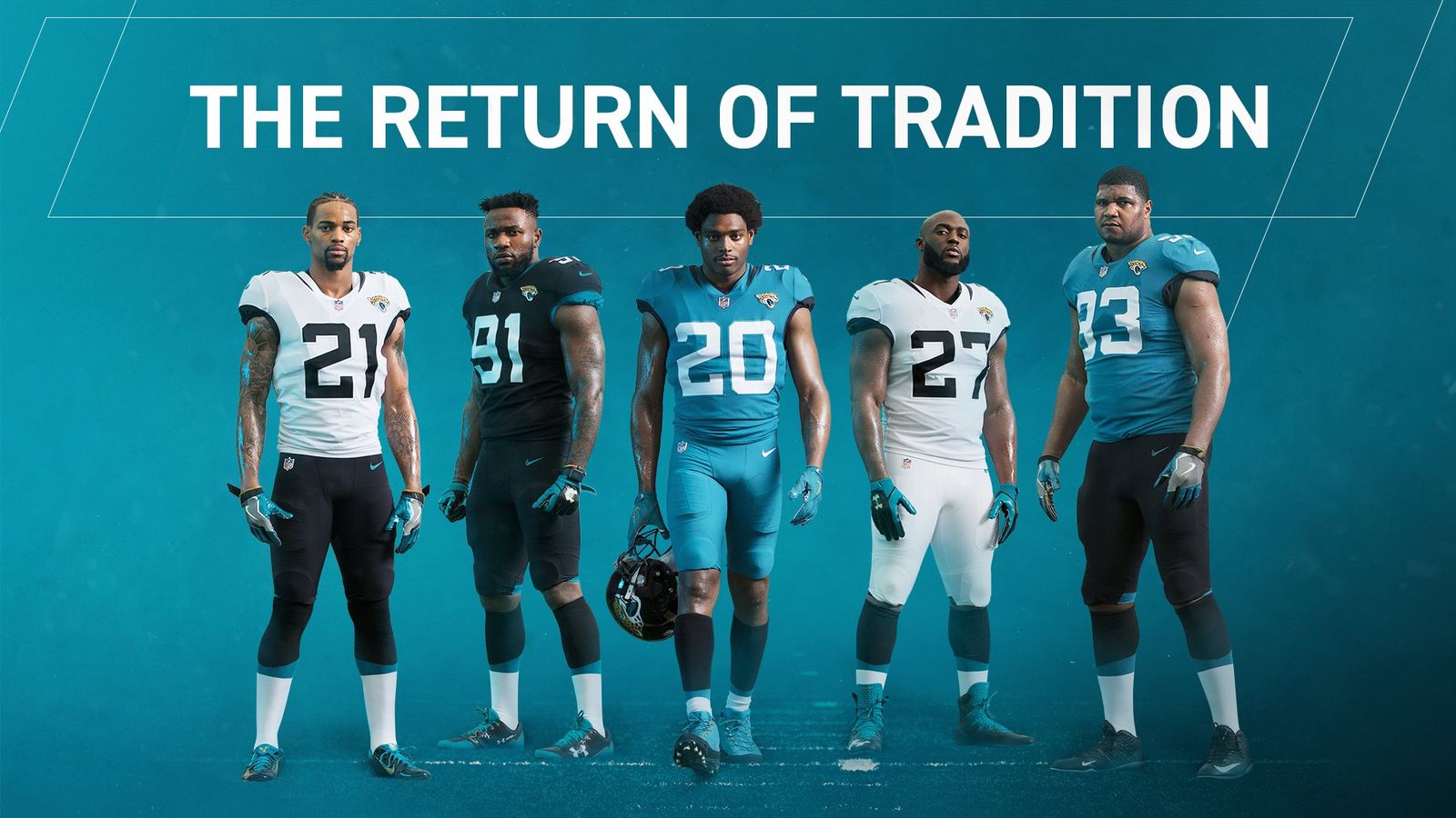Jacksonville Jaguars unveil completely new uniform set