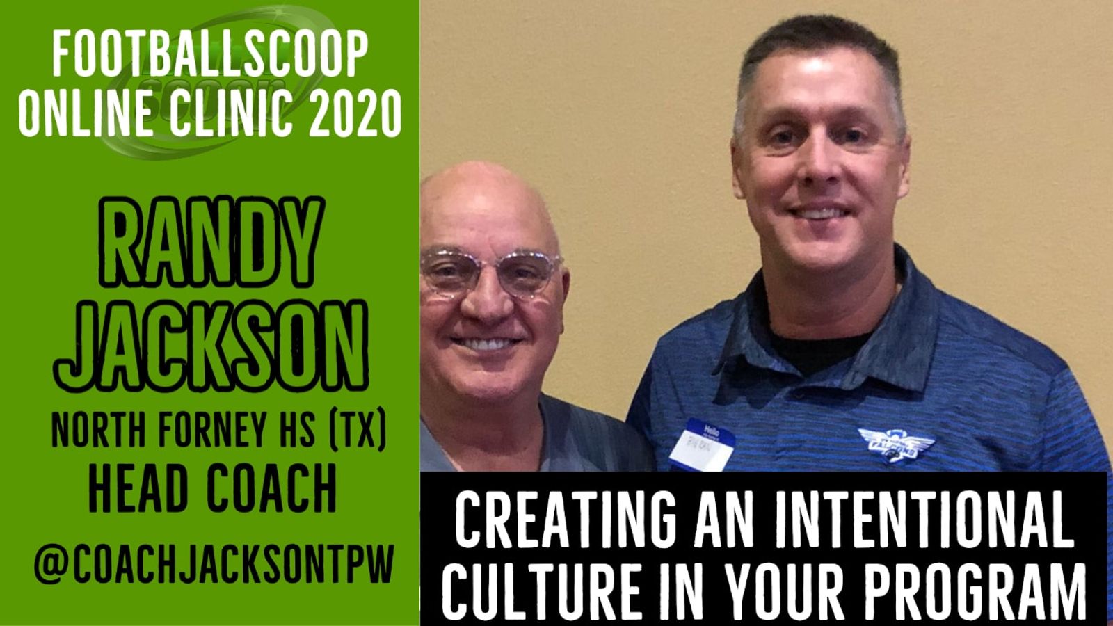 Creating an intentional culture with Randy Jackson of North Forney HS ...